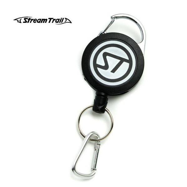 ストリームトレイルのコードリールが内蔵された便利なキーリング♪Stream Trail ストリームトレイル コードが伸びるキーリング キーチェーン LOCKING RETRIEVERは、コードリールが内蔵された便利なキーリングです。本体をベ...