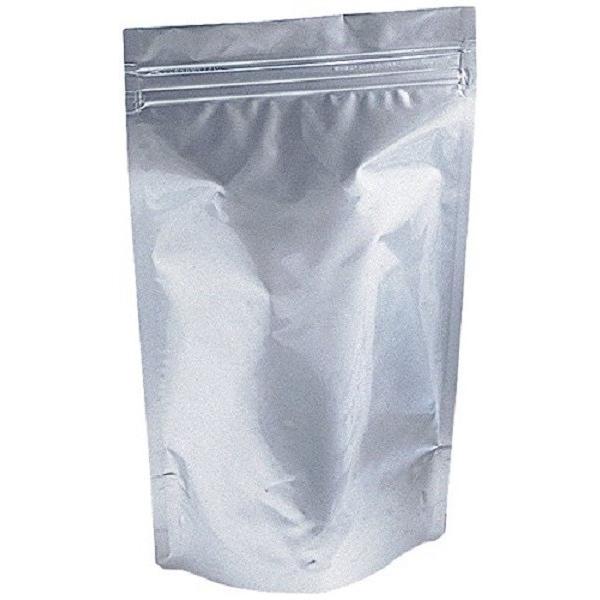 ラミジップ アルミの立つタイプ。上が開いており、上から商品を入れるタイプなのでシール機による密封もできますが、密封せずともチャックで簡易封は可能です。（使用例：光を嫌うフィルムや検体を入れる）但し食品は必ず密封してください。自立スタンドタイ...