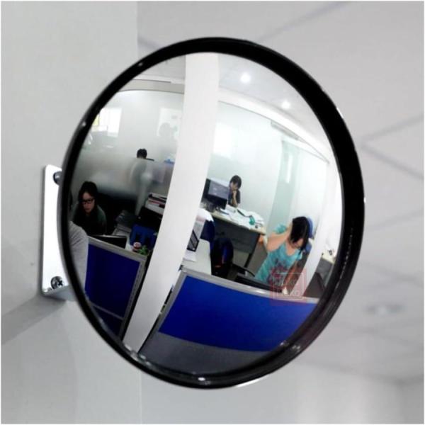 視認距離：凸型の交通ミラーは、死角の周りを見ることができ、危険な街角、車道、ガレージ、視界の悪い場所でも安全にナビゲートできます。見える範囲は10m以内。車庫から道路に出るときの安全性アップ軽量で割れにくい：カーブミラーは屋内でも屋外でも使...
