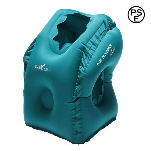 【詳細】素材：優しい軟質PVCフロッキング（起毛）（6Pとホルムアルデヒドの制限基準に適合）サイズ：45*34*31cm　折りたたみサイズ：17*20ｃｍ重量：0.36ｋｇ【特許取得】特許取得の大口径デザインで、膨張効率アップ！バルブを開き...