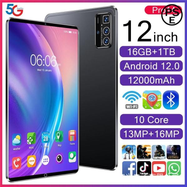 【新品特典】タブレット pc 10インチ PRO14 16GB+1TB android12 wifi 5g Bluetooth GPS 電話 SDカード ネット授業 在宅勤務 人気 激安 おすすめ