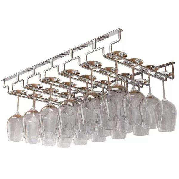 ●ワインガラスホルダーは頑丈で、美しく機能しています。それはほとんどキッチンキャビネットシェルフの棚を解放し、スペースを追加し、そして物事をきつくし続ける！●私たちのカップホルダーはステンレス鋼で作られています。●ステムウェアホルダーは、任...