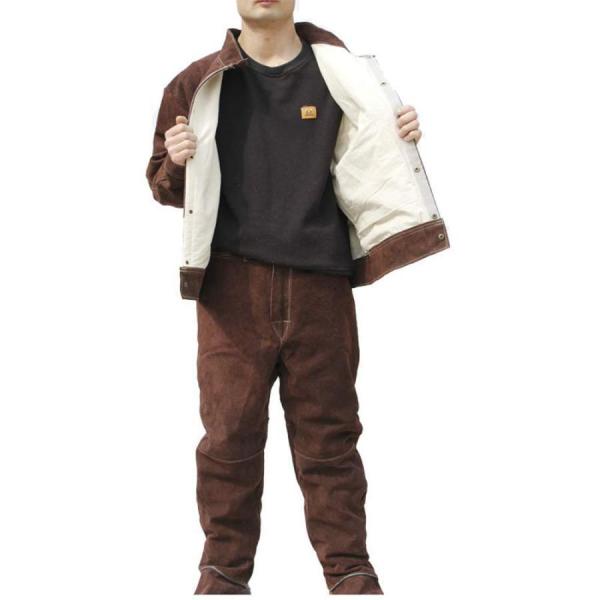 【便利なポケット付き】頑丈で耐久性のあるポケット、ツールを分類して収納できるのはもちろん、とても使い勝手が良いシンプルエプロンです。【*ご注意！】3日以内に発送します。日本への発送には約10日かかります。【保護力抜群】防炎加工剤は、牛革製で...