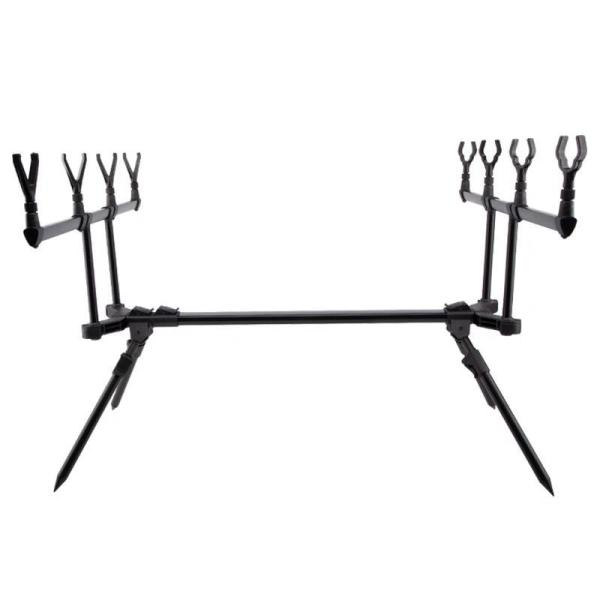 ?? バンクスティックは格納式で、ポールスタンドは折りたたみ式で、キャリーポーチに収納するのにとても便利です。?? バンクスティックが難しい貯水池、川、湖などの釣り場に最適です。?? アルミニウム合金製で、頑丈で耐久性があります。