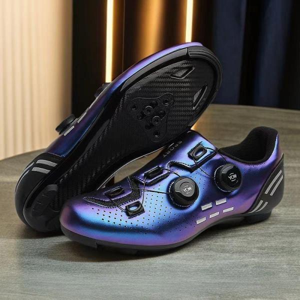 【関連キーワード】サイクルシューズ メンズレディース ロードバイクシューズ マウンテンバイクシューズ サイクリングシューズ　自転車　男女兼用　通気性[優れた通気性]通気穴から熱を外に逃がします。熱が籠りにくく快適に。[ダイヤル式調整]微細な...