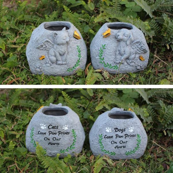 説明:[耐久性のある素材]:犬の記念石はファインレジン素材で作られており.非常に頑丈で頑丈.耐候性があり.長期間使用しても色あせしません.[用途]:この犬の像は.植木鉢.プランター.植物容器として使用できます.[犬の墓標]: このペットの犬...