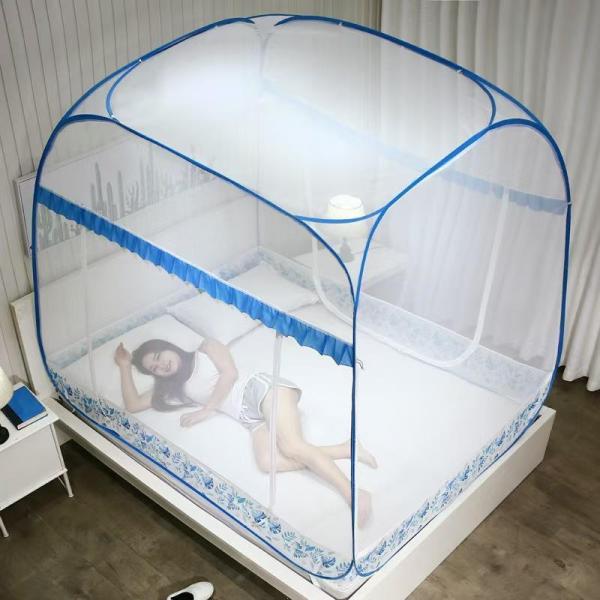 カラー10色全保護型密度が高いメッシュ 底部は虫刺され防止の布がつきますので 睡眠の時 蚊帳の端に触れても大丈夫です。蚊帳を使えば窓を開けておいても虫さされの心配がないので エアコンの風が苦手な方にもオススメです。ワンタッチ式テントのように...