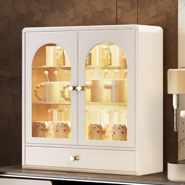 商品の説明サイズ：A=40*15*47.5cm。B=40*15*38.5cm。注意：製品の簡単なインストールが必要です。製品は食器棚に限り、他の撮影品は含まれていません！材質：ステンレス+ガラス素材。【収納の専門家】 それは間違いなくあなた...