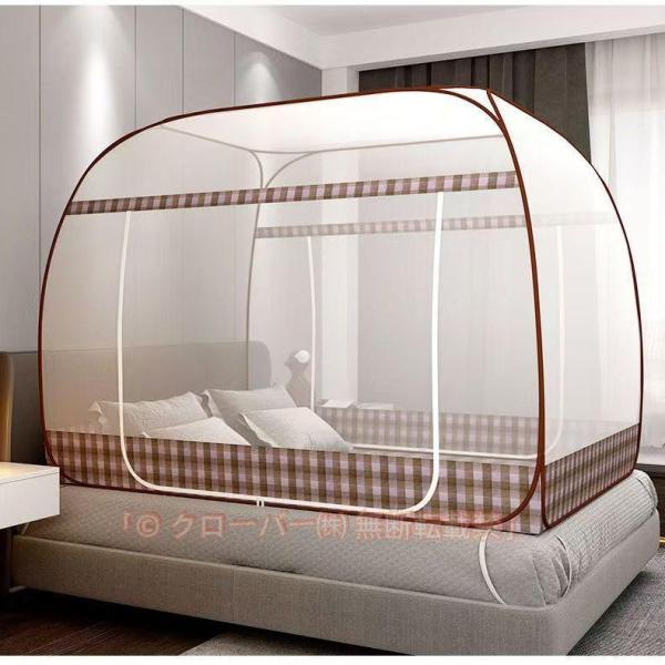サイズ：120*200*160cm（1人用）、150*200*160cm（1-2人用）、180*200*160cm（2-3人用）蚊帳は丈夫なポリエステル素材、レース生地を採用しております。パッと広がるだけで設置で本当に３秒で開けます、後少し...