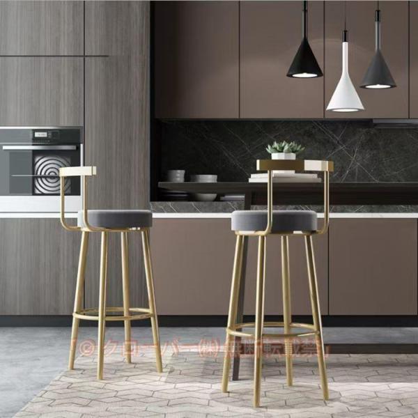 ★素材：粉体塗装スチールフレーム+リネン生地錬鉄製のフレームは、柔らかなラインの美しさを表しています。 外枠は環境にやさしい塗料でできており、強力な支持力、退色、変形がありません。★繊細なタッチ、シンプルでファッショナブル。★このバースツー...