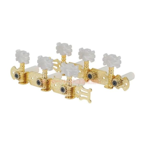 クラシックギター用マシンヘッド35mmピッチ用カラー:ゴールド