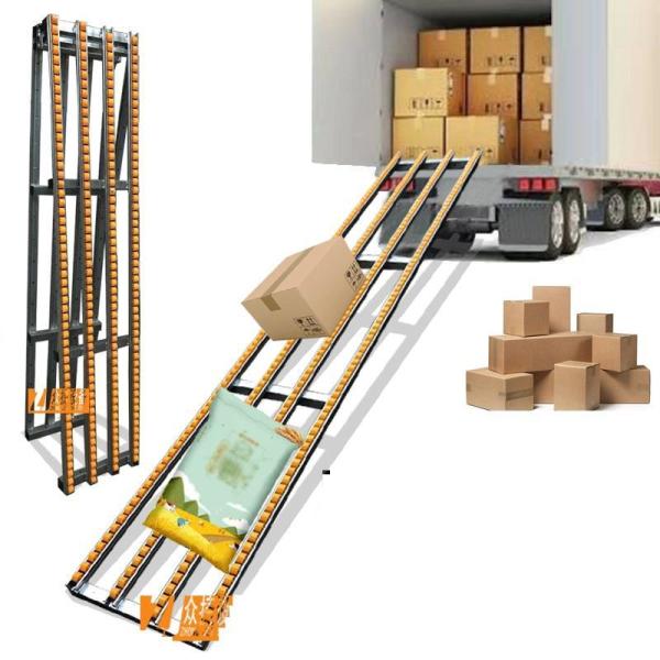 重力コンベア 輸送機 ローラコンベヤ 荷役滑り台 伝送ベルト用アイドラー 梯子 重力伝送 折りたたみ ポータブル 携帯用 軽量 無動力ローラーコンベヤスライド