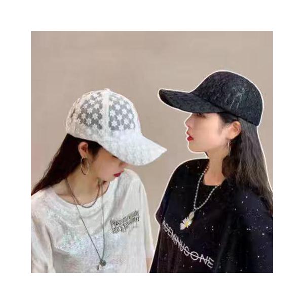 レース帽 キャップ  帽子 レディース レース 日よけ 折りたたみ UVカット ぼうし 日焼け防止 小顔効果 レディース ruyi01カラーブラック ホワイトサイズF頭周り：約54-60cm （サイズ調節可能）素材コットン、ポリエステルご注...