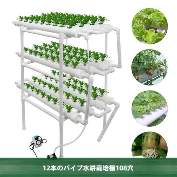 材質：この製品は、食品グレードのPVCパイプで作られています。壁の厚さ：2.0 mm、変形しにくく、耐腐食性、耐久性があり、美しいパイプの直径：63 mm、根が成長するのに十分なスペースを提供できます。ご注文が確認された後、2?3営業日でお...