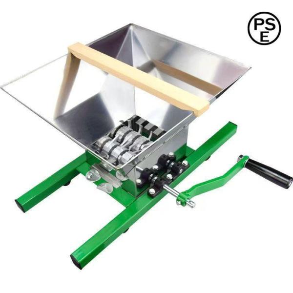 素材：ホッパー：食品級ステンレス. ホッパーサイズ：35×31×21cm 歯車材料：アルミニウム合金，重鋼歯車鋳物の錆と耐食性。ブラケット材料：スチール 製品重量：6.4KG. 重鋼歯車：頑丈なアルミニウム合金ギア、独特の複数の歯が交互に噛...