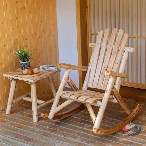 耐久性のある木製フレーム：天然のモミ材で作られており、頑丈で変形しにくいです。 PU塗装仕上げ、耐食性、最大150 kgに耐えることができ、時の試練に耐える能力があります。快適性のために設計：シートには背の高い背もたれと広いアームレストがあ...