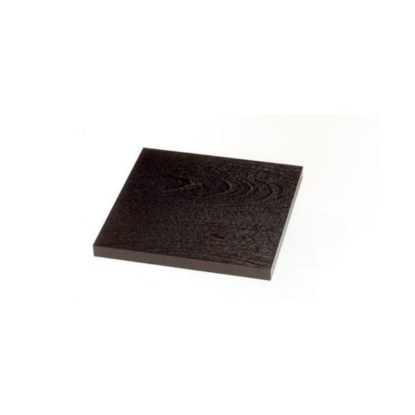 ◆商品名 黒塗り正角板7号 （日本製）　　　　　 ◆材質 木質繊維板 ◆最大寸法 幅21奥行21×高さ1.8 cm