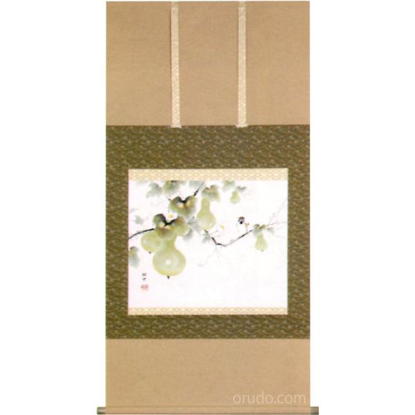 ◆サイズ　仕様長さ138cm×幅65cm（尺八横） 前後  作品部分＝紙本 軸先焼き物 桐箱付  肉筆作品　メーカーに在庫がある場合通常2〜4日で発送します。土日祝、及び大型連休を挟む場合はこの限りではありません。希にメーカーに在庫がない場...