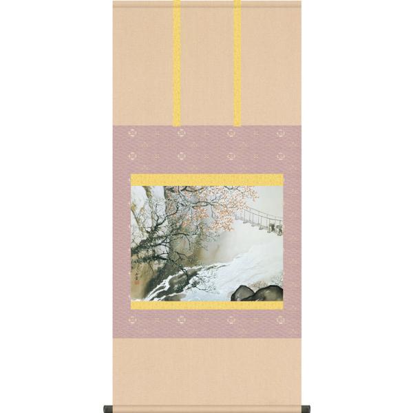 【サイズ】尺五　 幅54.5cm×丈113cm　【仕　様】軸先陶器 桐箱入り　高精細巧芸画（手彩補色）【納　期】この商品は複製絵画で受注制作品ですので、期日指定は承れません。　　　　　通常10日前後で発送いたします。長期休暇が含まれる場合は...