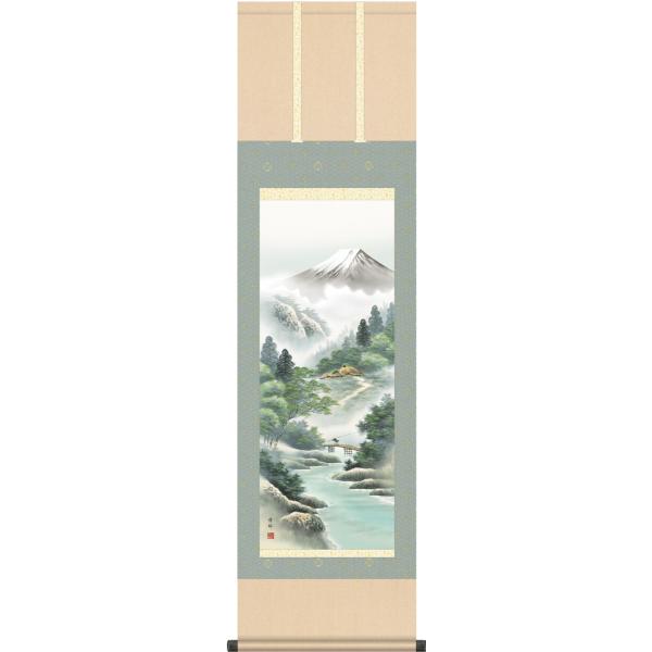 【サイズ】尺三 　縦164cm×巾44.5cm前後　【仕　様】軸先陶器 化粧箱入り　高精細巧芸画（手彩補色）表装品質十年間保証付き【納　期】この商品は複製絵画で受注制作品ですので、期日指定は承れません。　　　　　通常10日前後で発送いたしま...