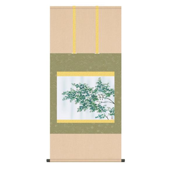 【サイズ】尺五　 幅54.5cm×丈115cm　【仕　様】軸先陶器 桐箱入り　高精細巧芸画（手彩補色）【納　期】この商品は複製絵画で受注制作品ですので、期日指定は承れません。　　　　　通常10日前後で発送いたします。長期休暇が含まれる場合は...