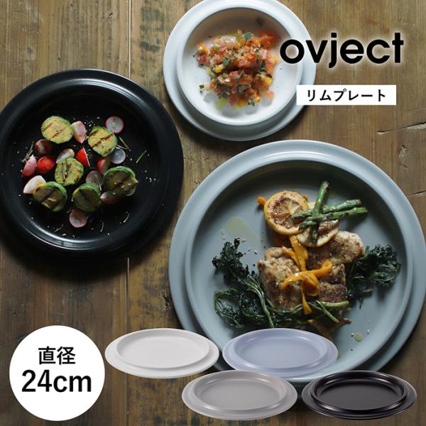 ■サイズ：約Wφ24×H2cm■重さ：300g■素材：ホーロー用鋼板■生産地：日本プレート ホーロー 24cm ほうろう リムプレート おしゃれ 皿  直火可 オーブン可 日本製 琺瑯 キャンプ アウトドア スタッキング プレゼント
