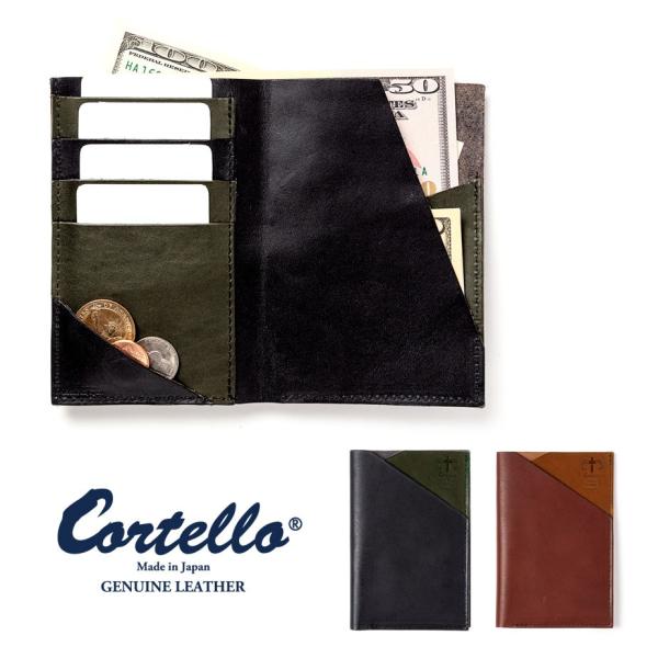名称：Cortello イタリアンレザー×姫路レザー二つ折りミドルウォレット/中型札入れ実寸：縦 約135mm × 横 約90mm × 厚 約14mm重量：74g (天然素材特有の個体差により±10％の誤差はご了承下さい。)仕様：●札入れ×...