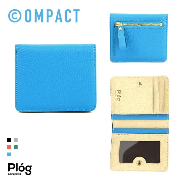 名称：Plog コンパクトウォレット/パス窓付き二つ折り財布/ミニ財布実寸：縦 約90mm × 横 約103mm × 厚 約20mm重量：75g (天然素材特有の個体差により±10％の誤差はご了承下さい。)仕様：●札入れ×１●小銭入れ×１●...