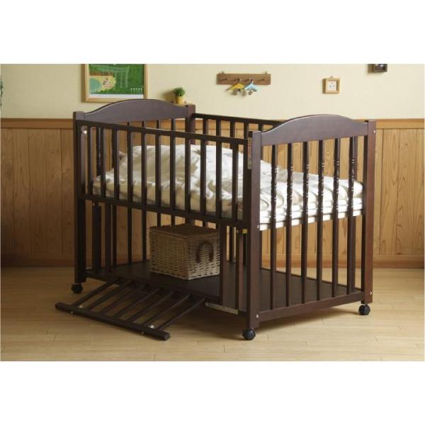 【申し訳ございませんが北海道・東北・九州・沖縄県・離島は発送できません。また日時指定不可の商品となっております。のし、包装はできません。】☆クラシカルなデザインのお買い得ベッド☆安全、安心な日本製品*赤ちゃんにやさしい素材/塗料、接着剤など...