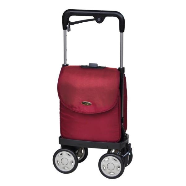 ☆前車輪：固定か左右45度回転、後車輪：固定、安定走行タイプです。・これはニュータイプ！スマートなステッキ型のショッピングカートです。・4つ車輪で安定性があり、ハンドブレーキも付いているので、正しい姿勢の歩行にも役立つと思われます。・左右4...