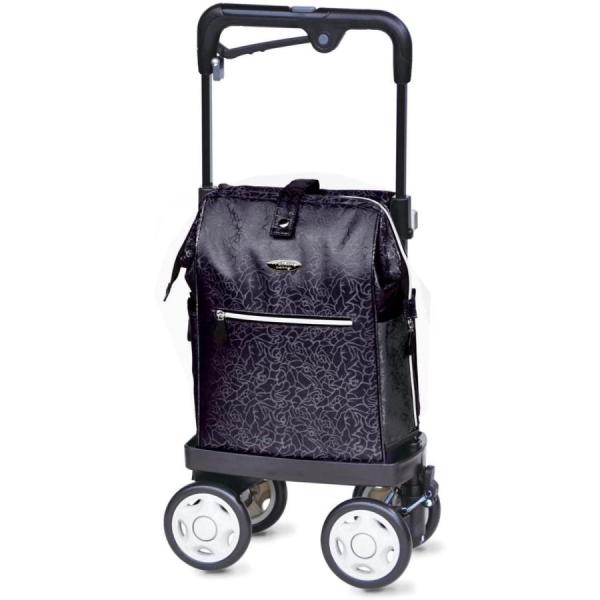 ☆前車輪：固定か左右45度回転、後車輪：固定、安定走行タイプです。☆車輪が大きいので押しやすく、前輪キャスター(後輪は直進)。◎開口部が広く出し入れしやすくなりました。最大積載量6Kgのたっぷりサイズ。◎両サイドに500mlのペットボトルや...