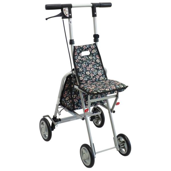 【北海道、沖縄は別途送料かかります。離島への発送は出来ません。のし・簡易包装無料】☆シンプルタイプで、軽量。☆操作も簡単で、ただ歩行補助の杖代わりに、簡単なものが良いという方におすすめです。・手元でブレーキとストッパーの操作ができます。・ワ...