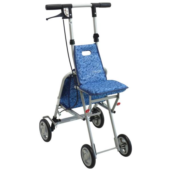 【北海道、沖縄は別途送料かかります。離島への発送は出来ません。のし・簡易包装無料】☆シンプルタイプで、軽量。☆操作も簡単で、ただ歩行補助の杖代わりに、簡単なものが良いという方におすすめです。・手元でブレーキとストッパーの操作ができます。・ワ...