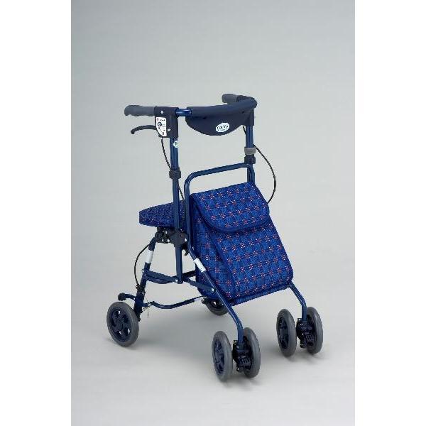 【北海道、沖縄県は別途送料かかります。のし・簡易包装無料】☆安定歩行できる、U字型ハンドル設計。☆「フォルテライト」を両手ハンドブレーキにして、より安全性を　　高めました。☆座ったときの、プラ背あても付けたデラックスタイプです。＊製品サイズ...