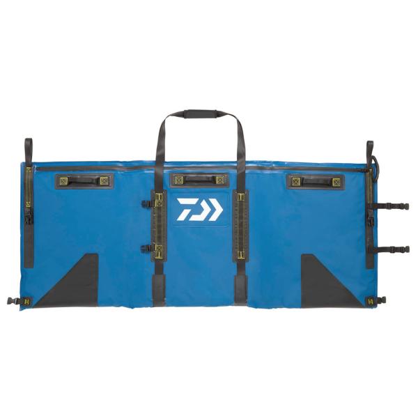 自重（kg）:4外寸（cm）:160×6550kgクラスのキハダマグロがスッポリ入る！マチ付きバッグで自立し、コンパクトに折り畳みも可能。簡易保冷機能搭載、防水ターポリン生地、止水ファスナー仕様。丸洗いも可能。■コンパクト折り畳み可能持ち運...