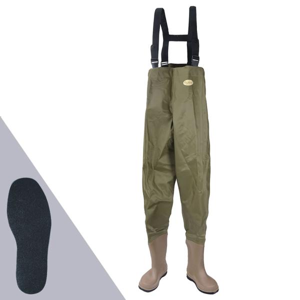 カラー：カーキサイズ:M(25~25.5)/L(26~26.5)/LL(27~27.5)取り外しが可能なショルダーベルトを標準装備。上半身が動きやすく、着脱も容易なズボンタイプ。フェルトソールは2層式で、疲れにくく、コケのついたゴロタ石や、...