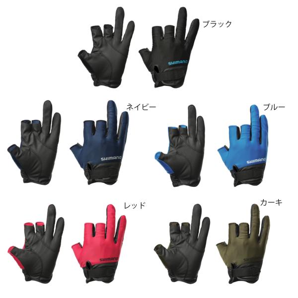 カラー：ブラック/ネイビー/ブルー/レッド/カーキサイズ：S(ブラックのみ)/M/L/XL/2XL/3XL(ブラックのみ)充実の基本性能とこだわりの使い心地充実の基本性能を追求した汎用グローブ。手首のフィット感を向上させるゴムタブ仕様や手の...