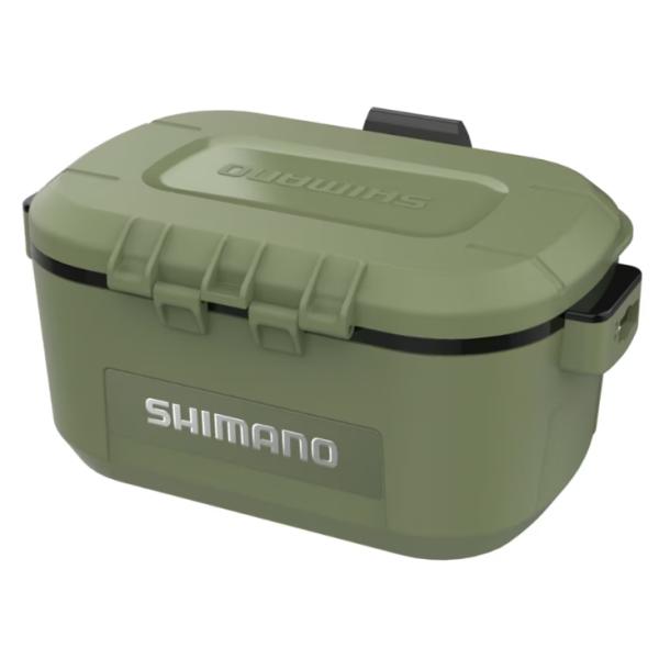 カラー：カーキ外寸(cm):12×7.6×15ステンインナーを搭載した渓流用エサ箱エサ持ちの良いエア断熱機構のステンインナーを搭載したエサ箱。フタ裏に保冷剤を装着できるフック付。渓流での使用に便利な首掛けベルト付です。