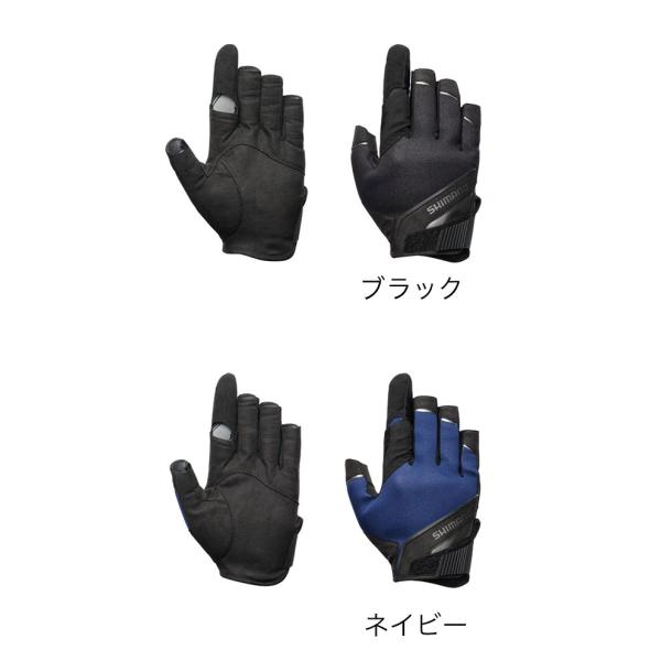 カラー：ブラック/ネイビーサイズ：S/M/L/XL/2XL素材： 甲：[表]ナイロン100%[裏]クロロプレン合成ゴム 掌：人工皮革 部分：合成皮革/人工皮革/天然皮革(カンガルー革)(フッ素浸透結合加工)冬のキャスティングゲームを快適に楽...