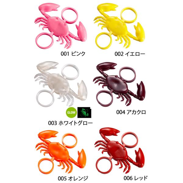 カラー:001 ピンク002 イエロー003 ホワイトグロー004 アカクロ005 オレンジ006 レッド全長(インチ):2.5入数(本):2刺さない、縛らない、でも外れにくい。理想をカタチにした船タコ専用ワーム。今やタコ釣りの定番となった...
