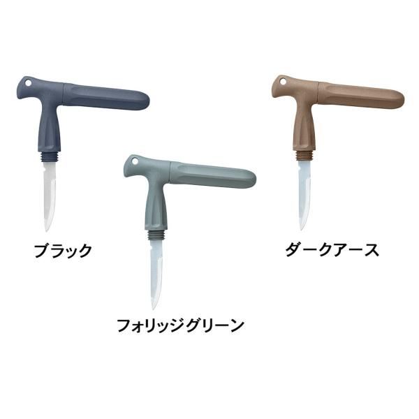 ●カラー:ブラック/フォリッジグリーン/ダークアース●サイズ：164mm×57mm×24mm●重量：75g●材質：ガラス繊維強化プラスチック●刃材質：刃物用ステンレス鋼●刃渡り：70mm(片刃)、10mm(先端両刃)●刃厚：2.5mm魚の脳...