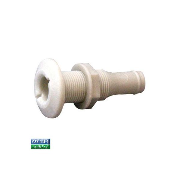 ■ビルジポンプの排出を、船外に出す為の貫通口です。■内径19mmのホースに対応しています。■プラスティック製。