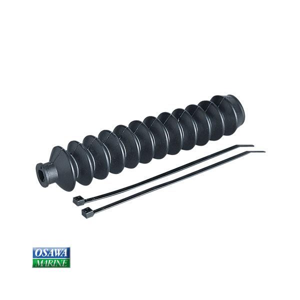 ■ステアリングケーブルの、プッシュ/プルロッドのカバーです。■錆や腐食、固着を防ぎ、ケーブルの寿命を延ばします。■蛇腹内に耐水グリースを注入し、両端を結線バンドで縛って使用してください。■全長20cm、内径10mm。