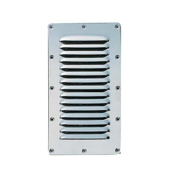 ■室内などの換気用のベンチレーターです。壁面取り付け用。■錆びに強いステンレス製。■サイズ：横125x縦230mm