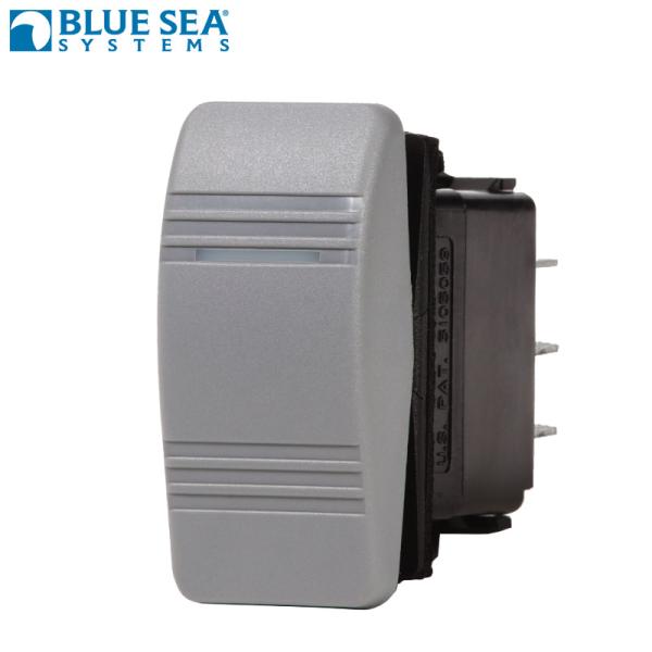 ◆◇ BLUE SEA 防水ロッカースイッチ OFF-ON グレー No.8230 ◇◆■ボート、水上バイク、RV車など用途の広い、防水タイプのロッカースイッチです。■ボートの場合、フライングブリッジやオープンコックピットなどの装着に向いて...