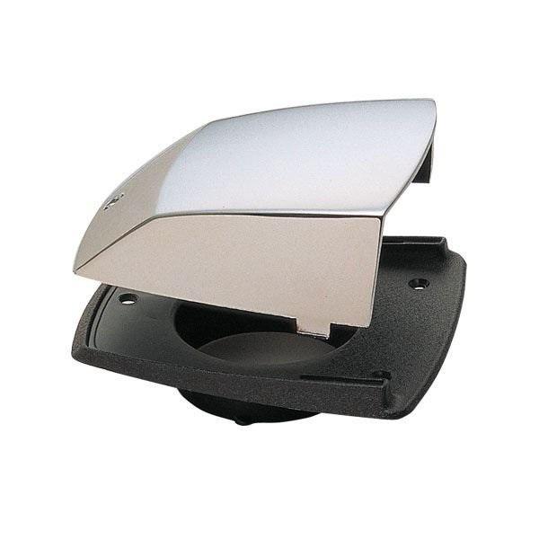 ■ボート、ヨット、キャンピングカーなどの換気用の、吹き出し、取り入れ口です。■直径76φmmのダクトホースに対応しています。■サイズ：幅149x奥133x高さ57mm、材質：樹脂＋メッキ