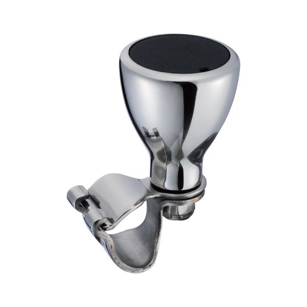 ■ステアリングホイール（ハンドル）に装着して、片手でハンドル操作を素早く行う事が出来ます。■グリップ部直径40mm、高さ46mm■直径19〜25mmのグリップ部に装着可能です。■腐食に強いステンレス304材を使用しています。（キャップ部は樹...