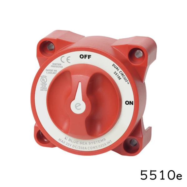 ■同一または異なる２系統のバッテリー電源を各々同時に接続、遮断が出来るバッテリースイッチです。■連続耐電流300A、瞬間耐電流1500A(2.5秒)、最大電圧48VDC、サイズ69x69mm、ターミナルスタッド9.5mm