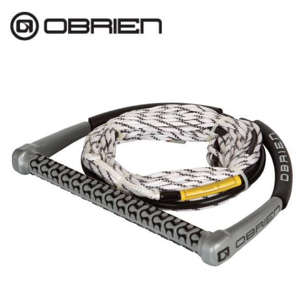 ◆◇ OBRIEN オブライエン PROP HANDLE W/ REACTOR BLK/WHT ブラック/ホワイト ◇◆●EVAグリップにはプロペラ状の滑り止めがあるので、持ちやすいです。●REACTORラインはスペクトラロープにポリプロピ...