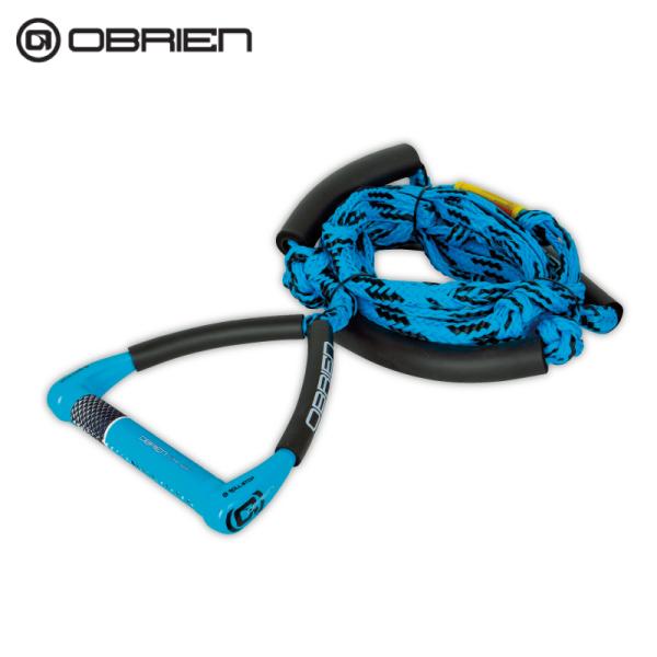 ◆◇ OBRIEN フローティングサーフロープ ハンドル付き AQUA ◇◆※本体はつきません。ハンドル＆ロープのみです。●マルチループセクション- 　セクション全体がループで構成されているため、スイートスポットに合わせてロープの長さを微調...